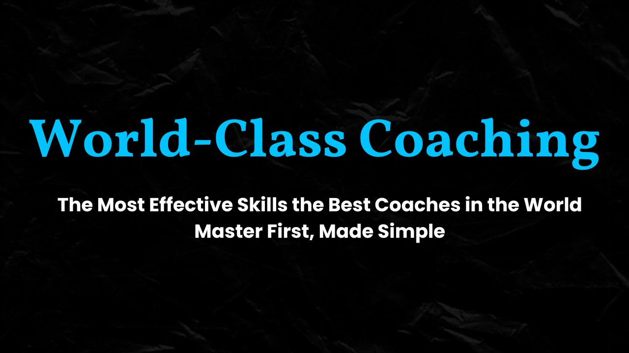 Corey Wilks - World-Class Coaching - Dr Courses
